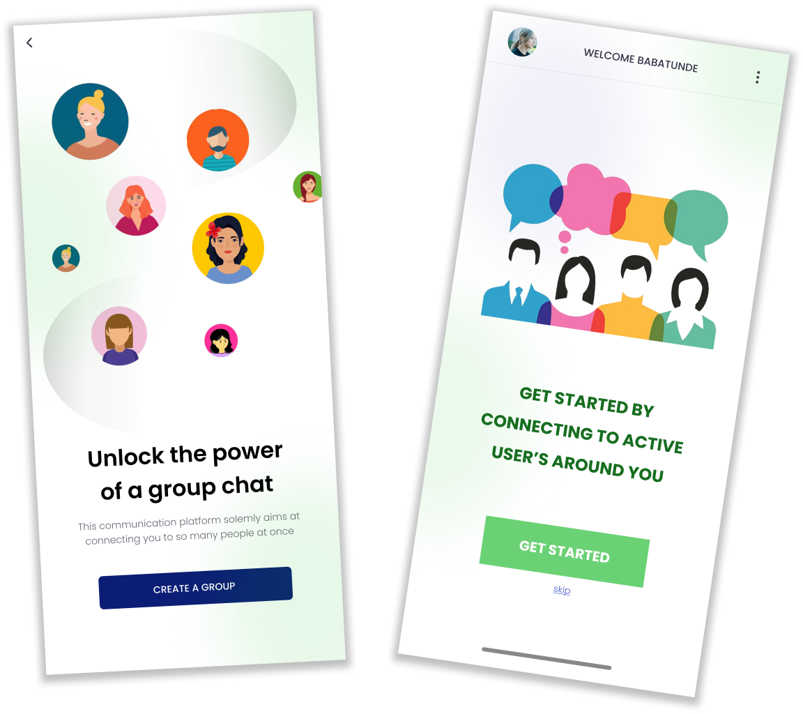 CHITCHAT: A chatting mobile app by Ololade Olatunji on Dribbble CHITCHAT: A chatting mobile app by Ololade Olatunji on Dribbble